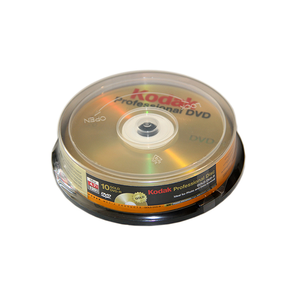 DVD-R KODAK PRO GOLD , 100 vjet arkivale, Bobinë me 10 Copë.