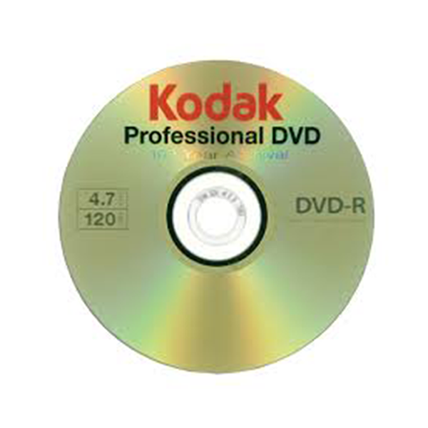 DVD-R KODAK PRO GOLD , 100 vjet arkivale, Bobinë me 10 Copë.