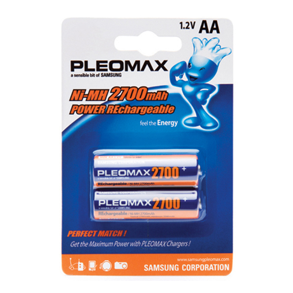 Bateri e Karikueshme SAMSUNG PLEOMAX 2700mAh AA x 2